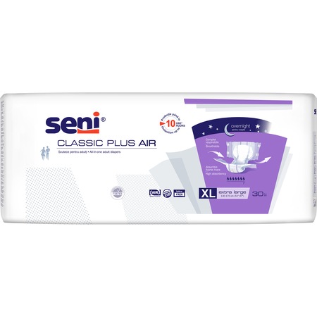 Scutece pentru adulti Seni Classic Plus Air Extra Large, 30 buc - eMAG.ro