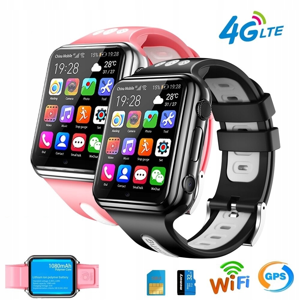 Smartwatch Kids Smart Watch W5 4G GPS, Водоустойчив, WiFi, Сив - eMAG.bg
