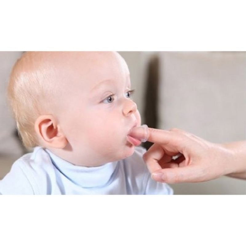 Degetar din silicon pentru masajul gingiilor 0+ luni BabyOno 723-R1 ...