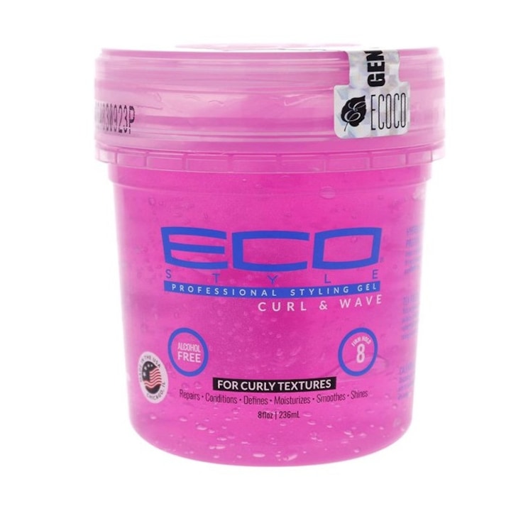 Gel pentru par cret Eco Style Curl &Wave, Pink, 473 ml - eMAG.ro