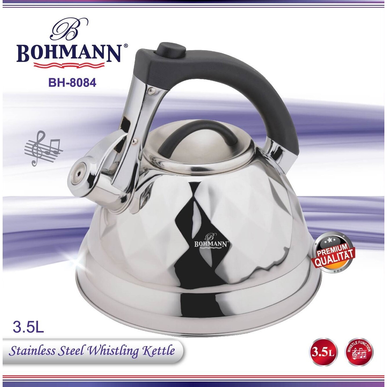 Fierbator Bohmann, Inox, 3.5 L, Argintiu - eMAG.ro