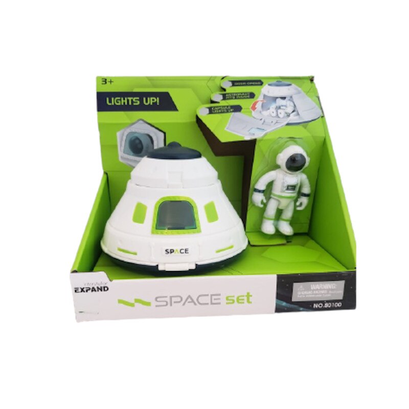 Jucarie educativa pentru copii, Capsula spatiala, cu lumini, +4 ani ...
