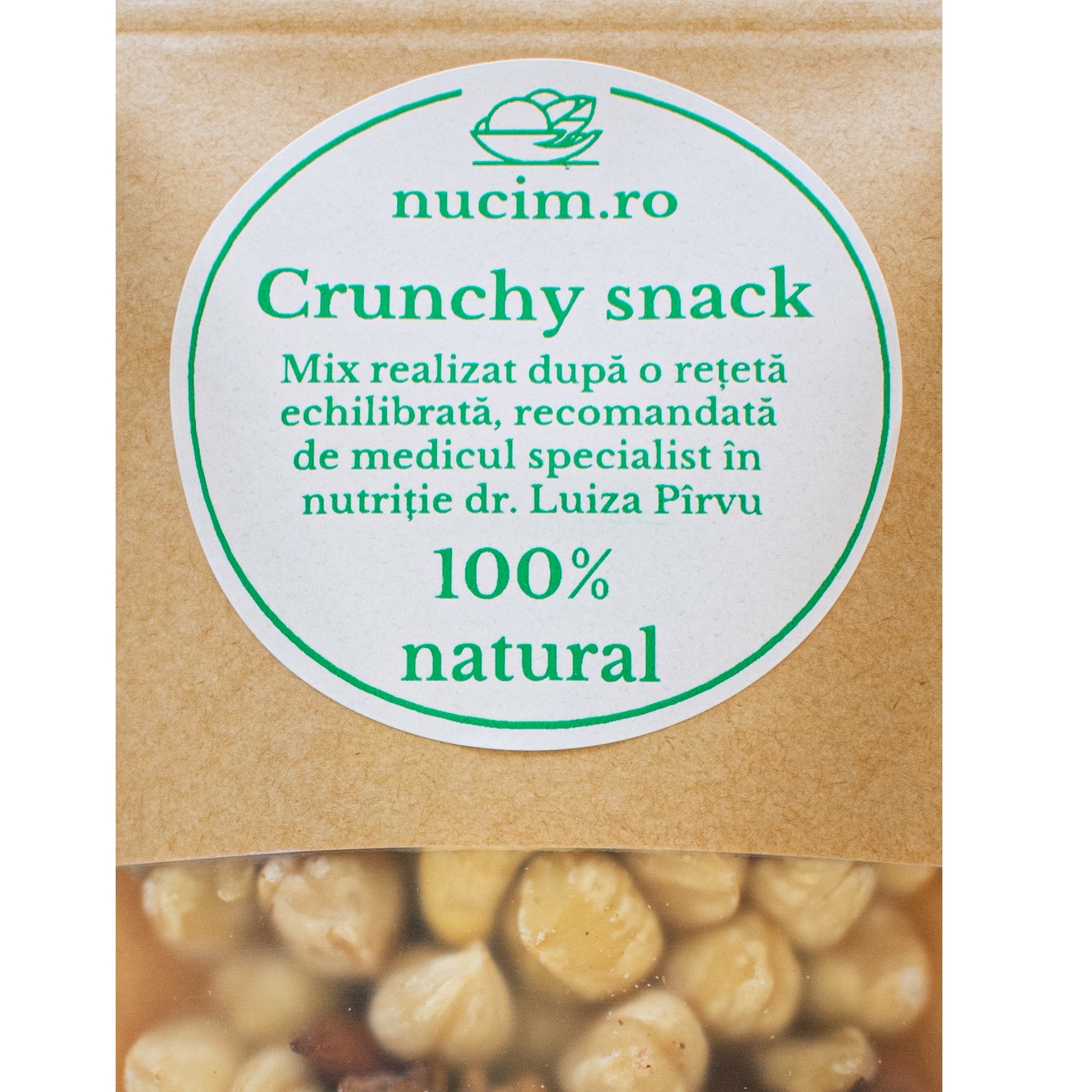 Mix Crunchy snack - gustare naturala cu nuci, alune de padure, migdale ...