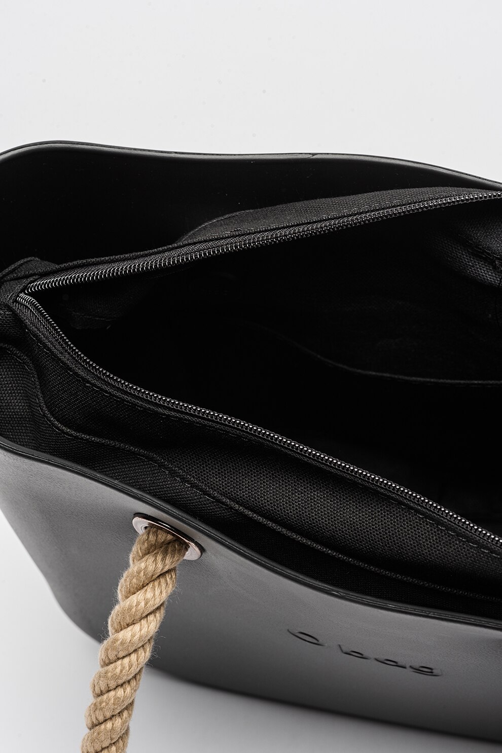 O bag, Geanta tote de cauciuc, Negru stins - eMAG.ro