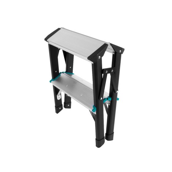 Scara dubla plianta VONROC, SL502XX, cu 2 trepte, greutate max. 150 kg ...