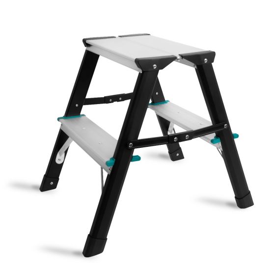 Scara dubla plianta VONROC, SL502XX, cu 2 trepte, greutate max. 150 kg ...