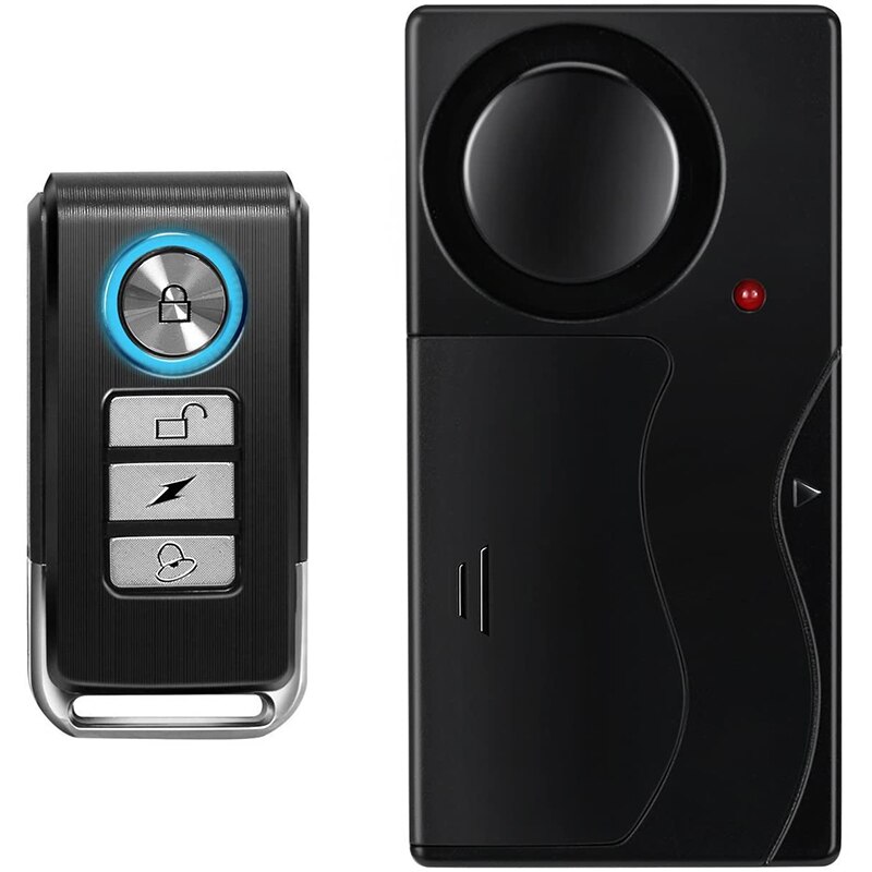 Alarma wireless pentru vehicule, 110 dB, cu telecomanda, Negru - eMAG.ro