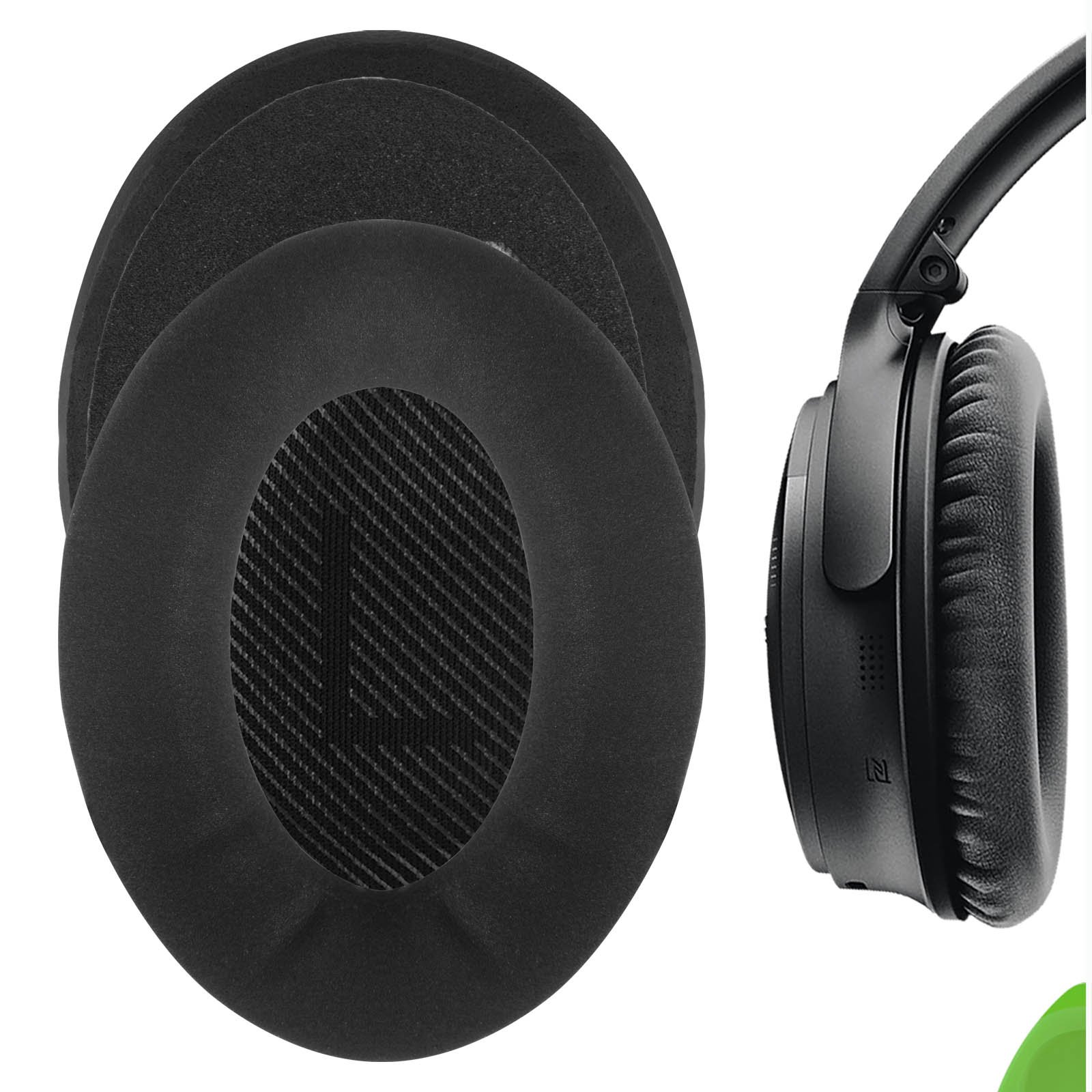 Комплект от 2 MTP гъби за Bose QuietComfort QC2, QC15, QC25, QC35, QC35 ...