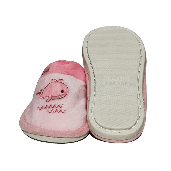 Papuci casa copii Trendd Whale, Unisex Roz 26-27 EU - eMAG.ro
