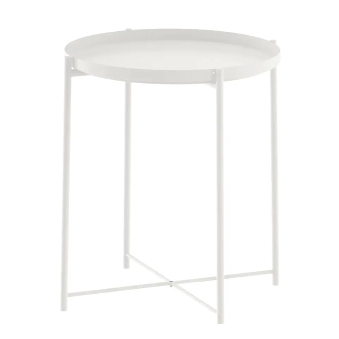 Masa Cafea Rotunda Alba 45x53cm - eMAG.ro