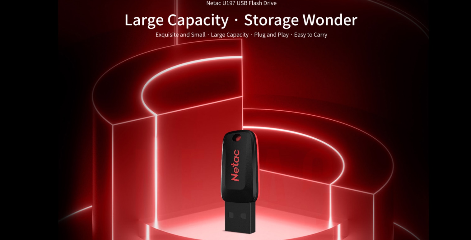 Memorie USB Netac U197 mini, 16GB, USB 2.0, NT03U197N-016G-20BK - eMAG.ro