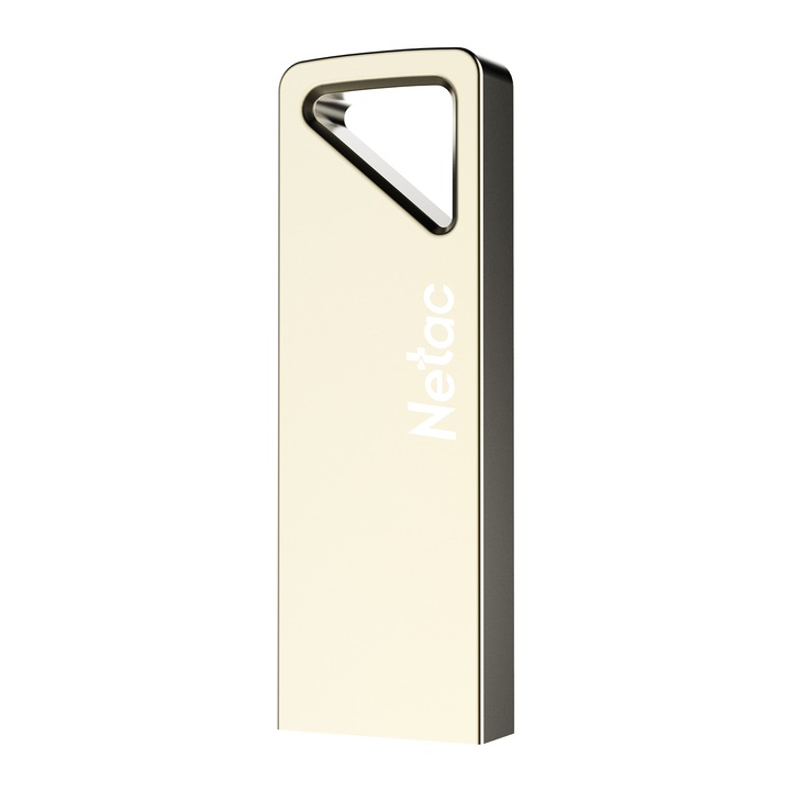USB Flash памет Netac U326, 64GB, Zinc, USB 2.0, NT03U326N-064G-20PN ...