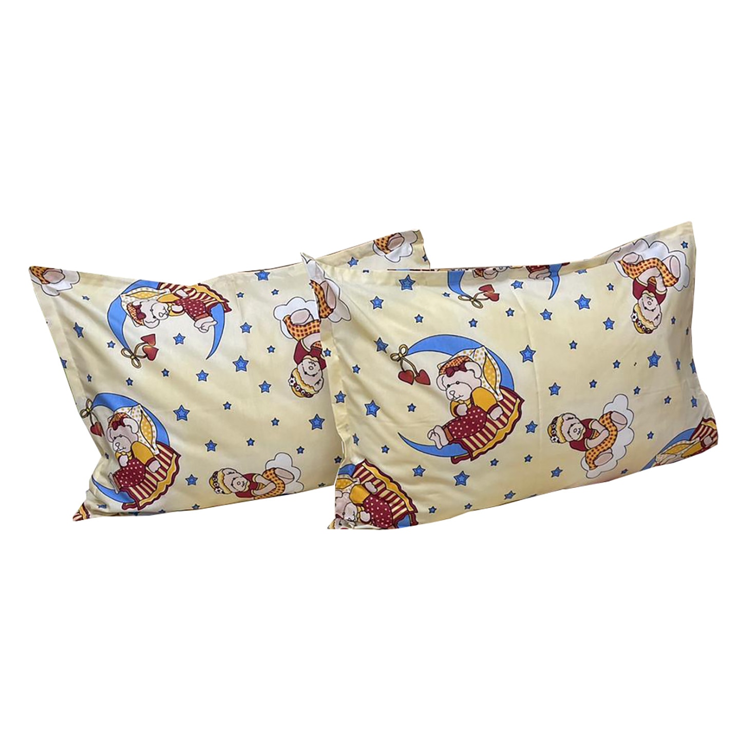 Set doua huse de perna galben pai 50X70cm din colectia "Poveste cu ...