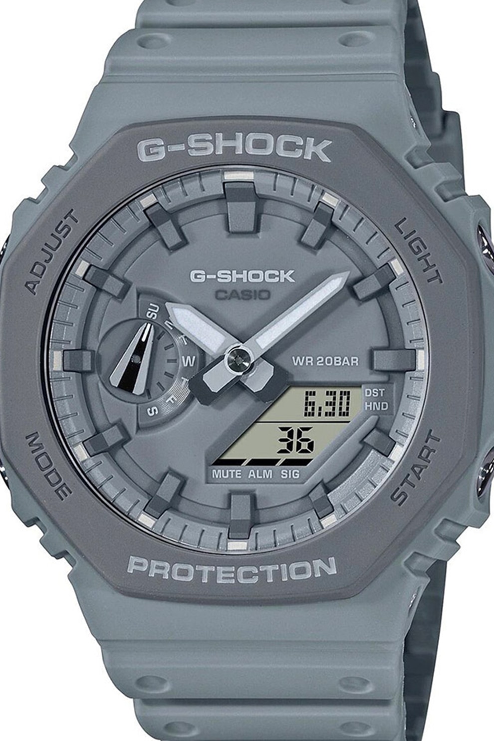 Casio, Мултифункционален часовник G-Shock, Сив - eMAG.bg