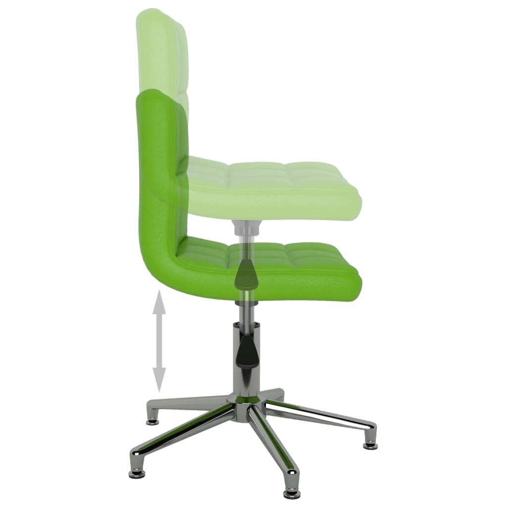 Scaun de birou pivotant, verde, piele ecologica 334404 - eMAG.ro