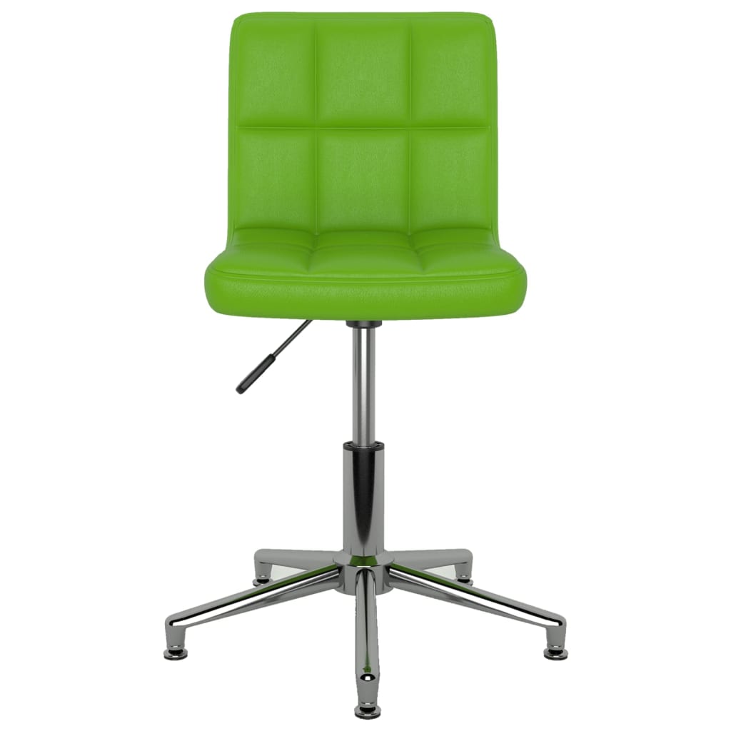 Scaun de birou pivotant, verde, piele ecologica 334404 - eMAG.ro