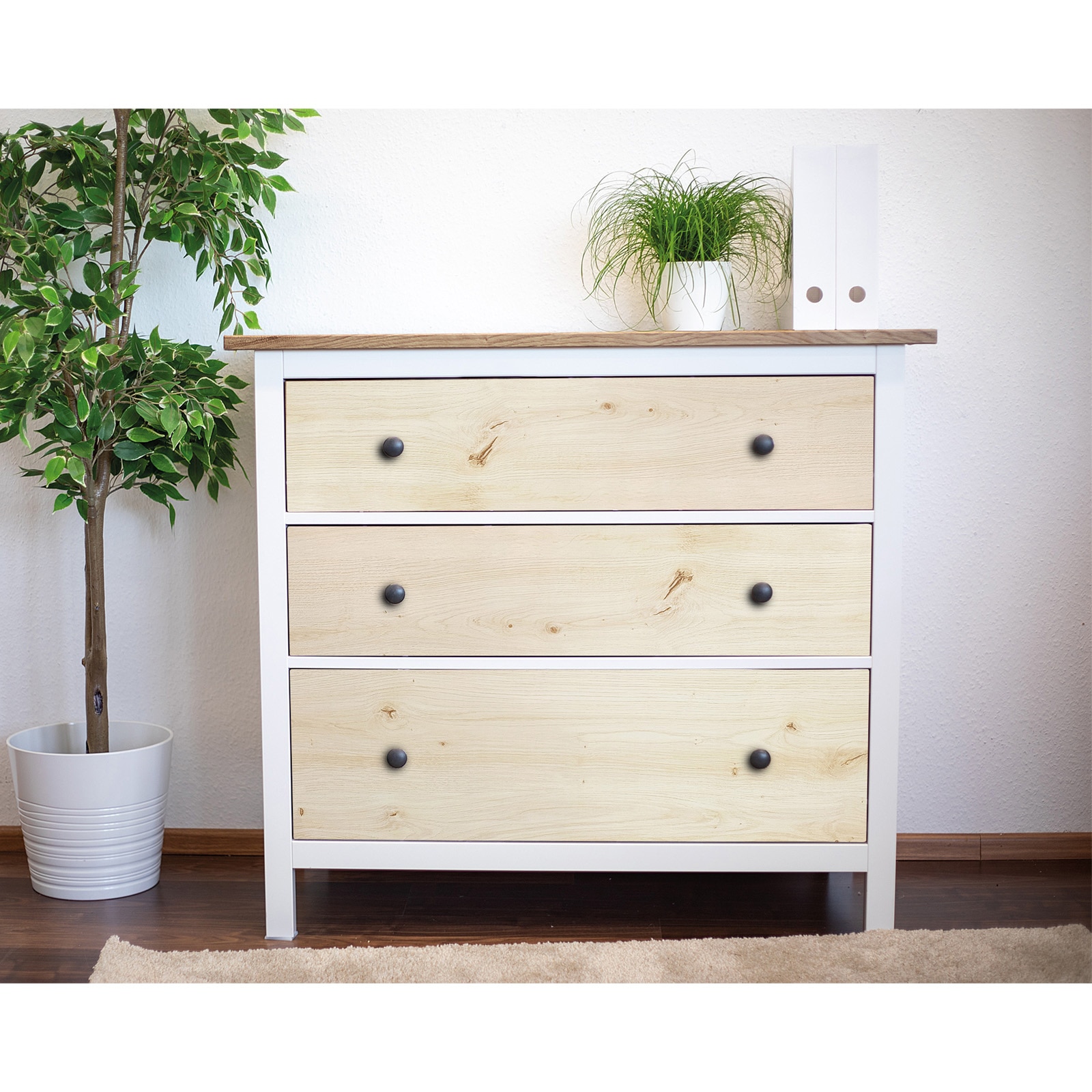 Film pentru mobilier de bucatarie stejar Scandinavian, 45 x 25 cm ...