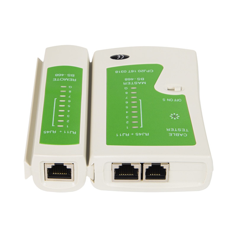 Tester cablu de retea, Blow, Pentru RJ45 / RJ11, Alb/Verde - eMAG.ro