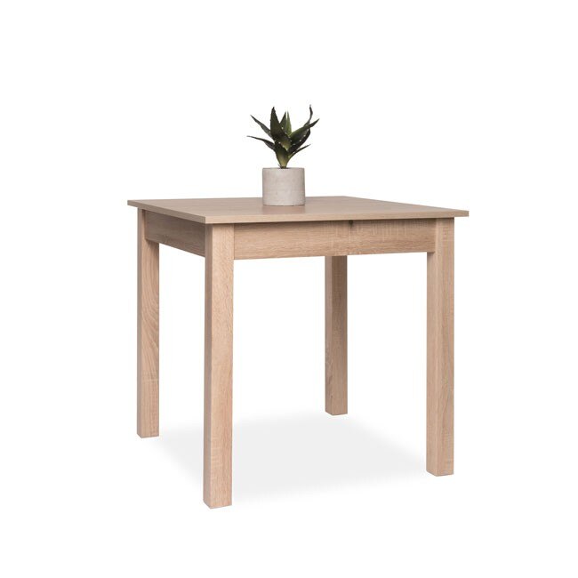 Masa patrata extensibila, Argonauta, Lemn, 80/120x80x76.5 cm, Sonoma ...