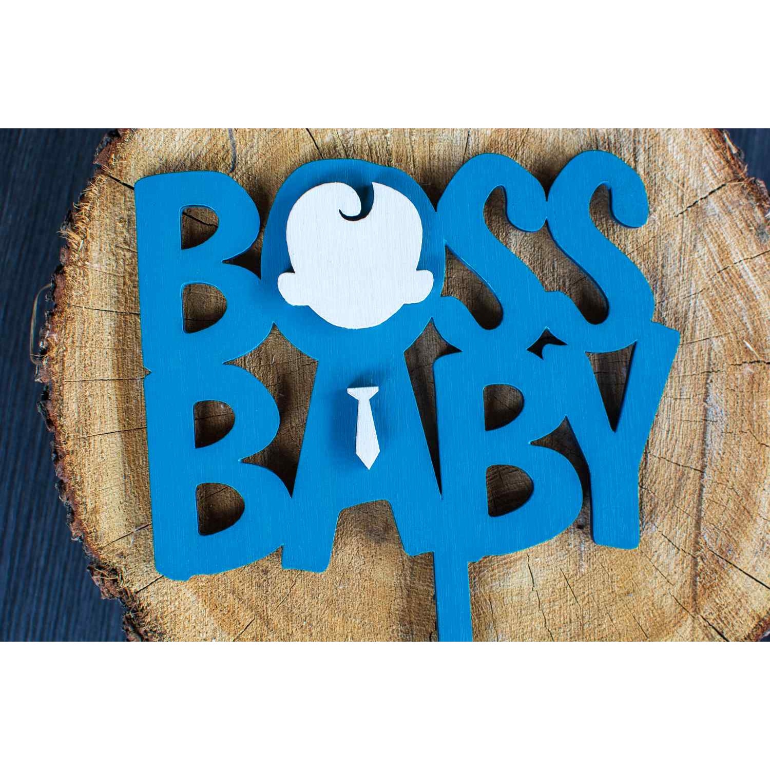 Topper Botez HH829 Boss Baby din lemn - eMAG.ro