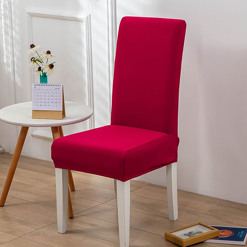 Set 6 Huse scaun dining/bucatarie, din Elastan, Rosu - eMAG.ro