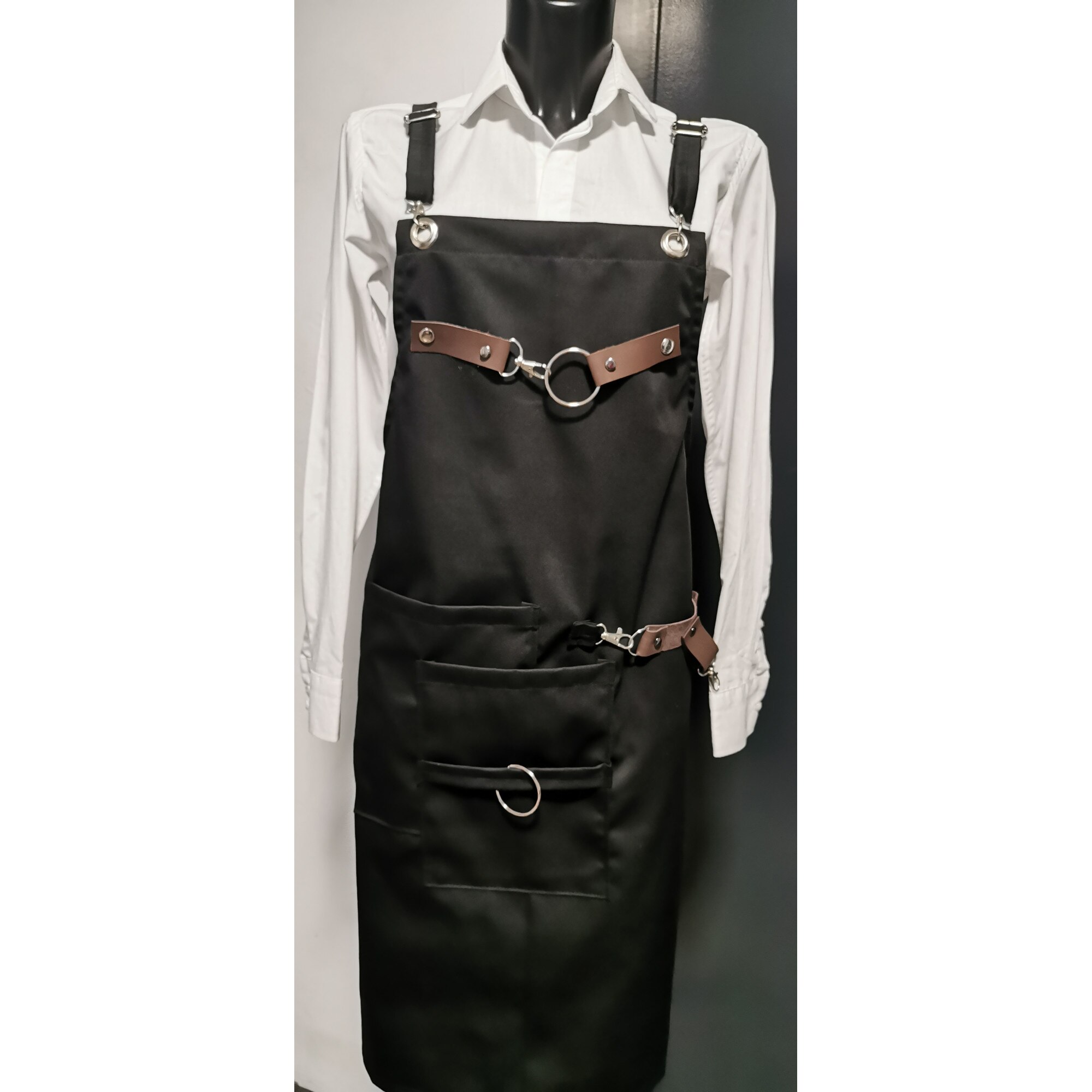 Sort barman, cu piele naturala detasabila 3 - eMAG.ro