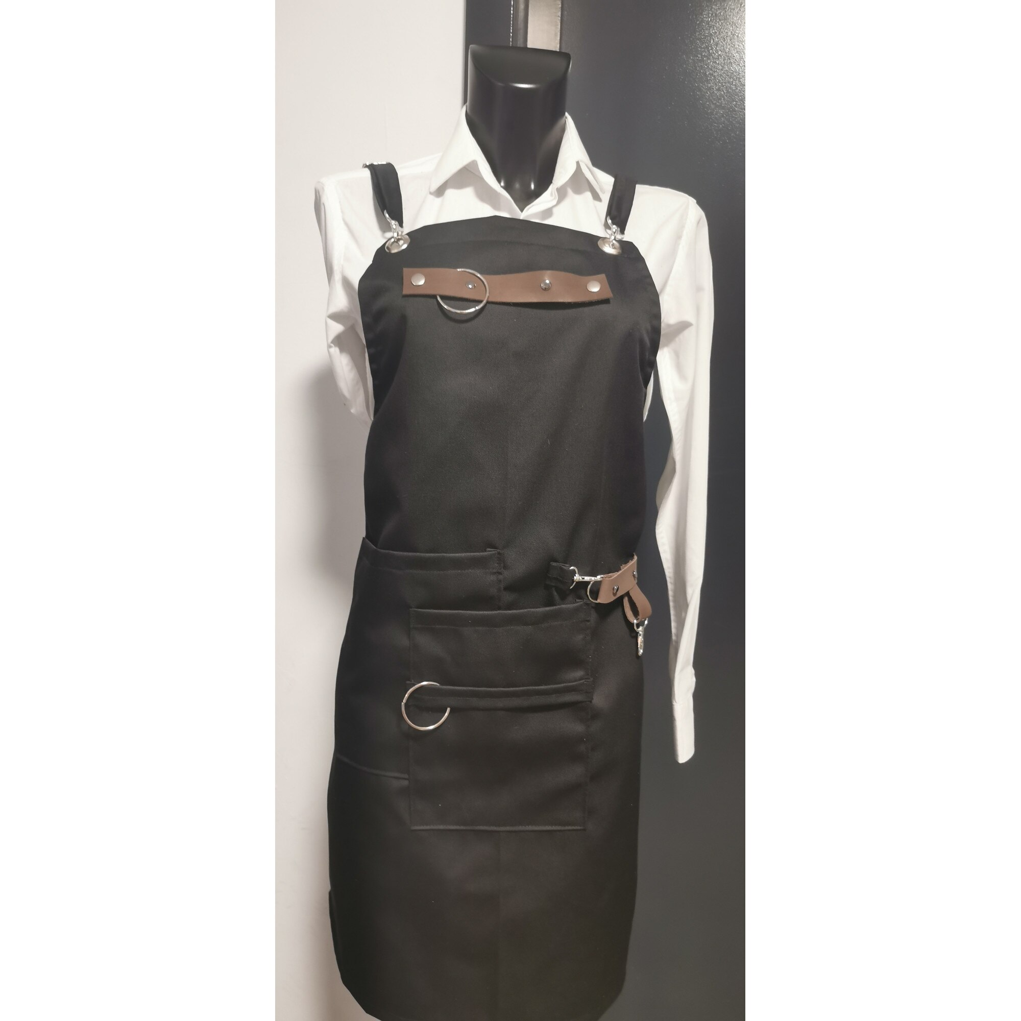 Sort barman, cu piele naturala detasabila 1 - eMAG.ro