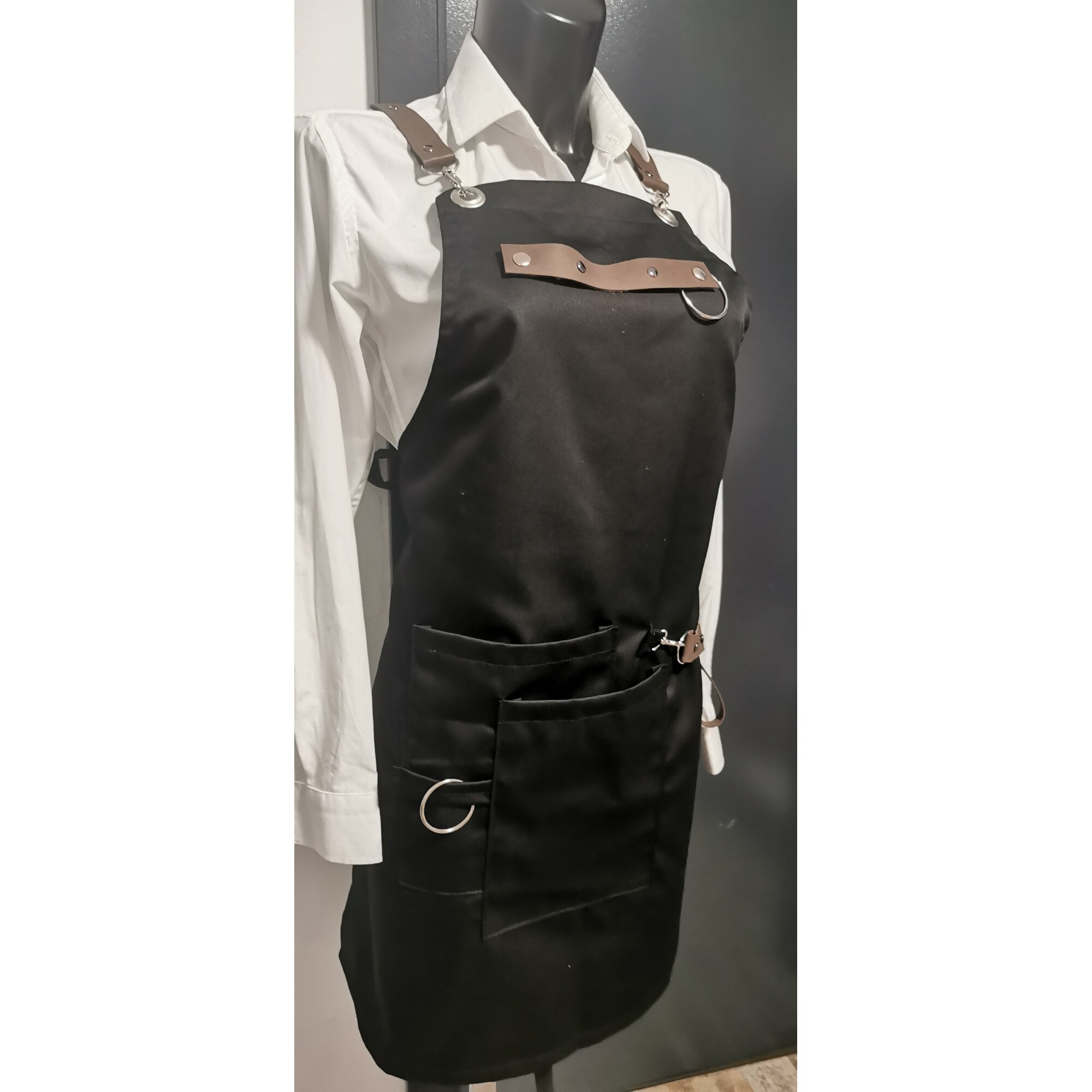 Sort barman, cu piele naturala detasabila 5 - eMAG.ro