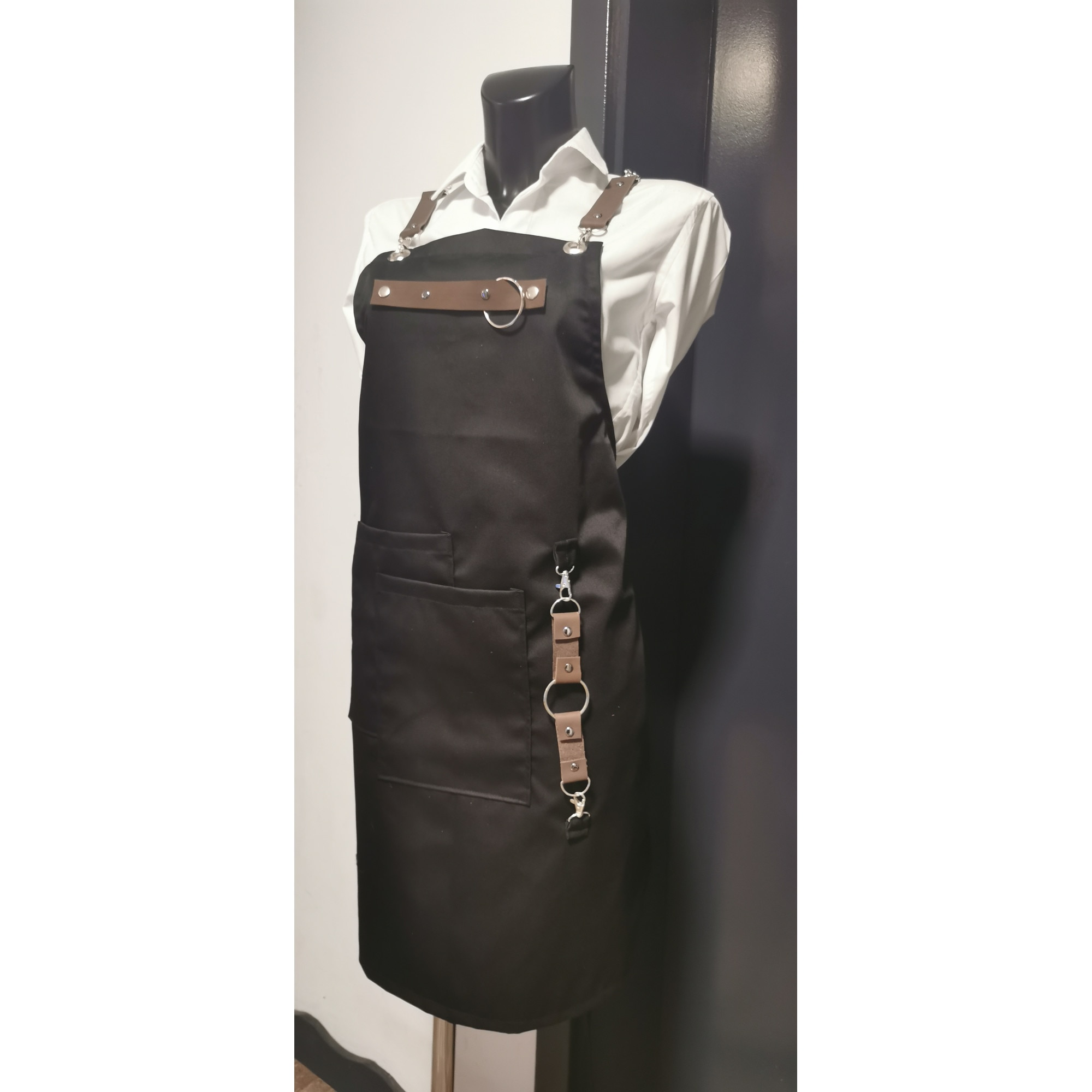 Sort barman, cu piele naturala detasabila 4 - eMAG.ro