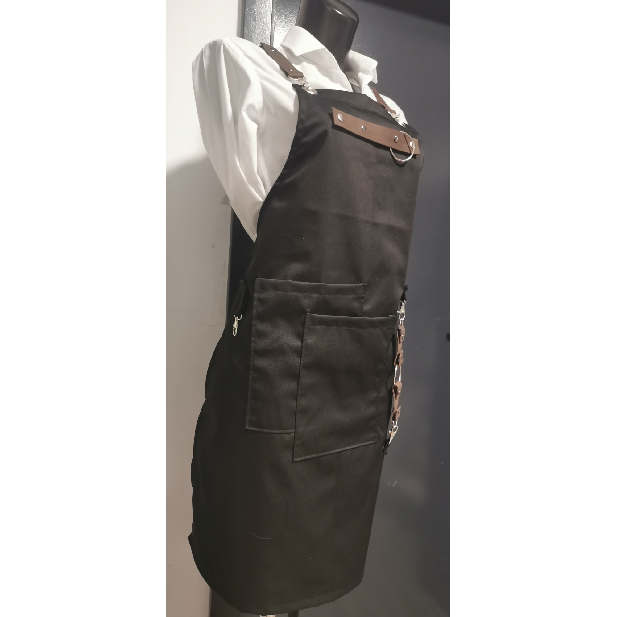 Sort barman, cu piele naturala detasabila 4 - eMAG.ro