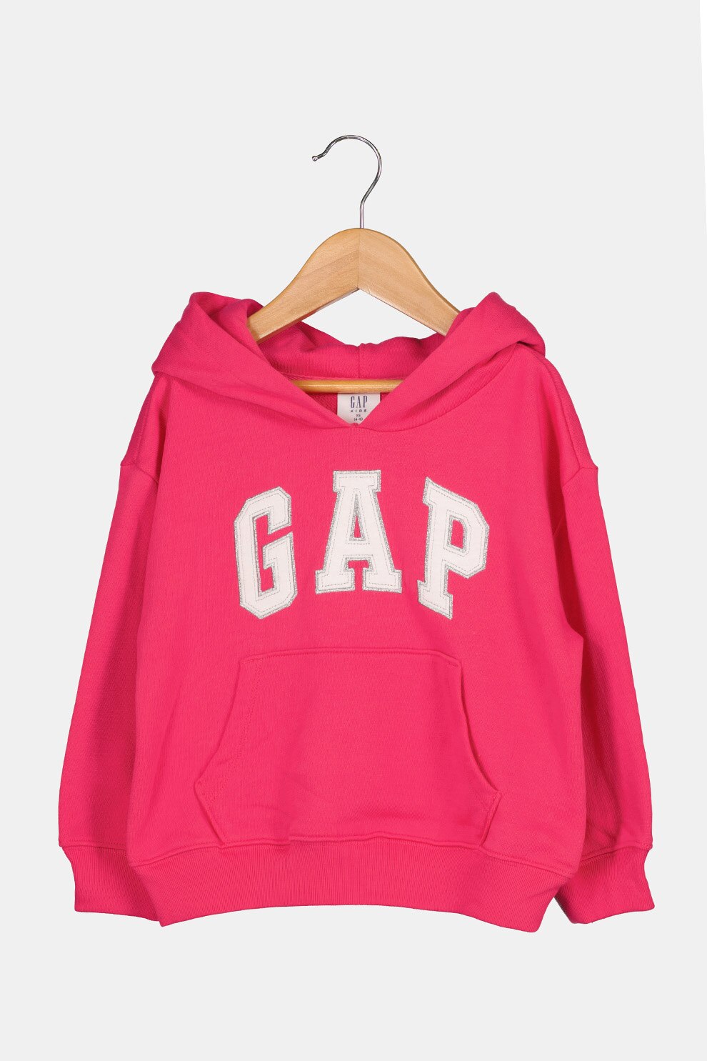 GAP, Hanorac de bumbac cu logo, Fucsia, 140 CM - eMAG.ro