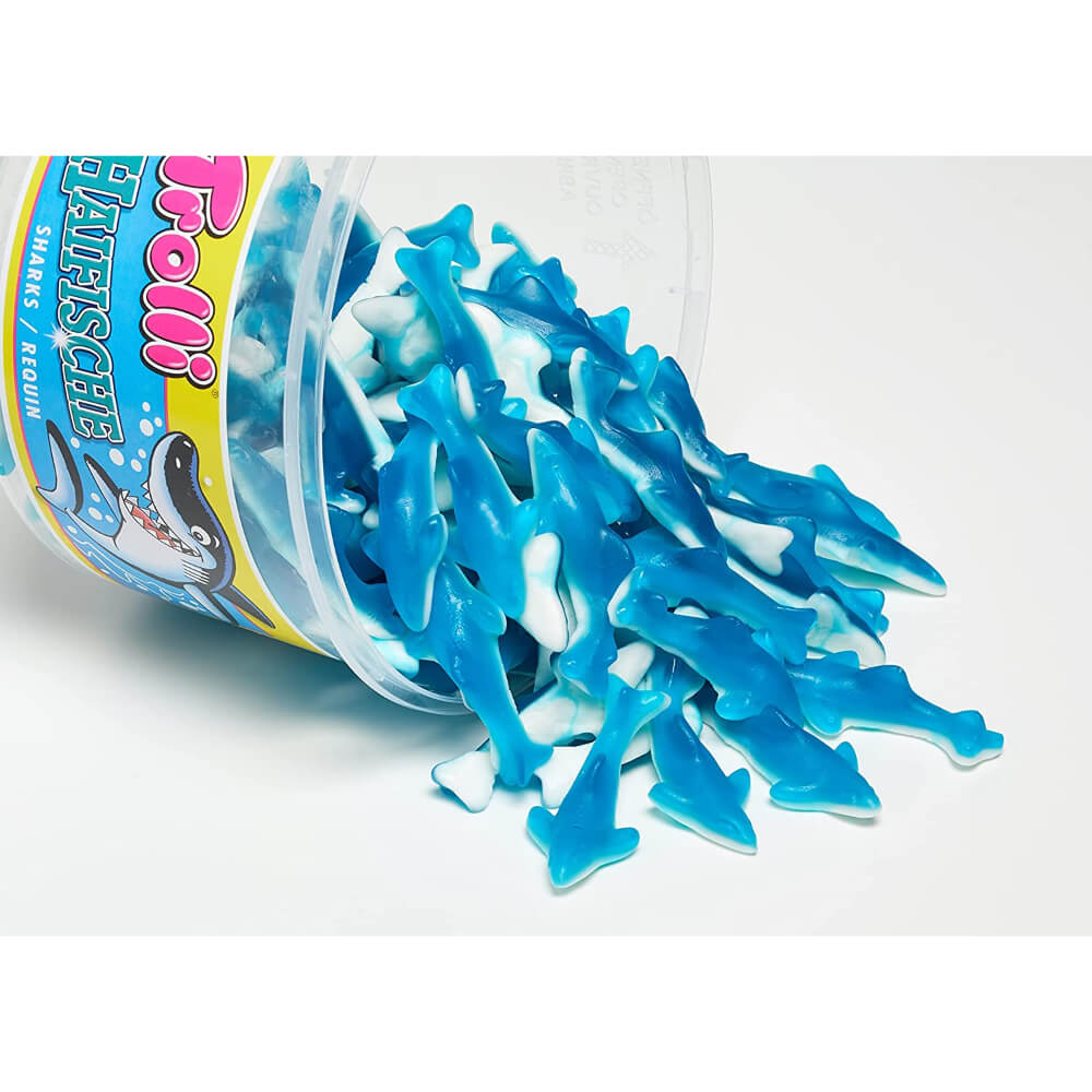 Set 150 Jeleuri de Fructe Trolli, Forma de Rechin, 1200 g - eMAG.ro