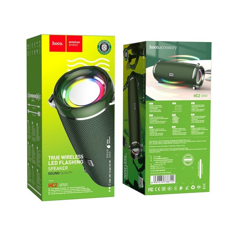 Boxa Portabila Bluetooth Hoco Hc2 Xpress Sport, Verde - eMAG.ro
