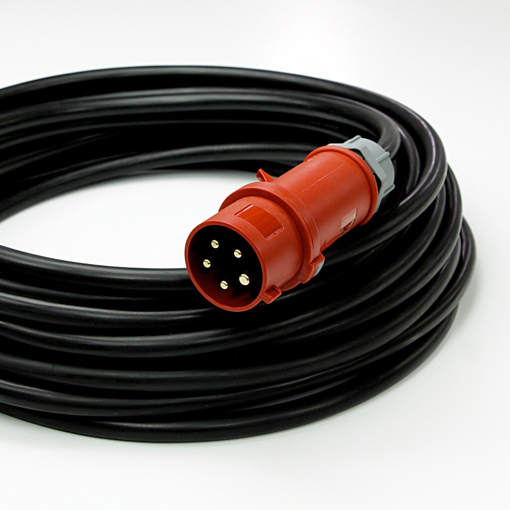 Cablu profesional curent, Plexo, 380V, 10 metri, 5x6mm² sectiune - eMAG.ro