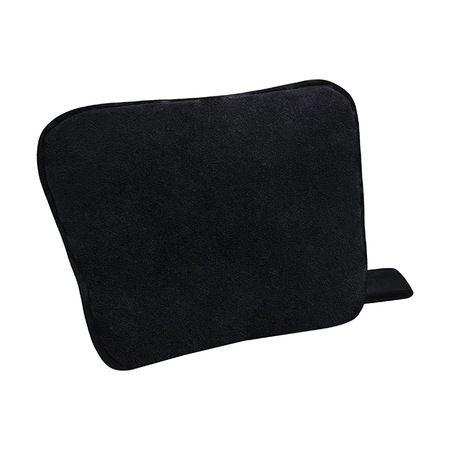 Perna auto tetiera, imitatie alcantara, negru, 23 x 19 cm - eMAG.ro