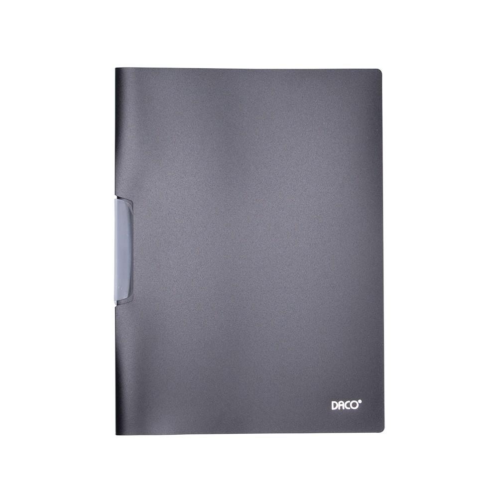 Mapa A4 cu Clips Daco, 226x310x5 mm, Plastic, Gri - eMAG.ro