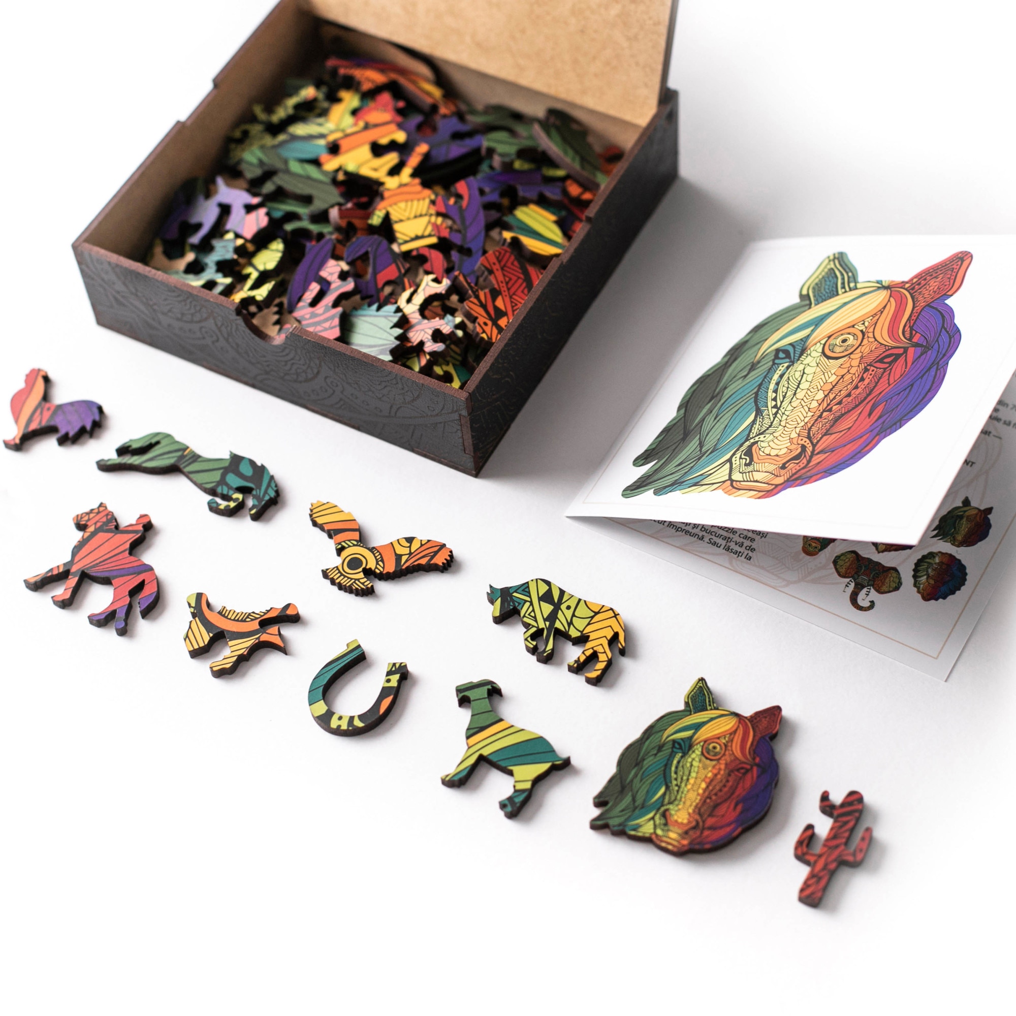 Puzzle din lemn Cal, Piecezz, 70 piese - eMAG.ro