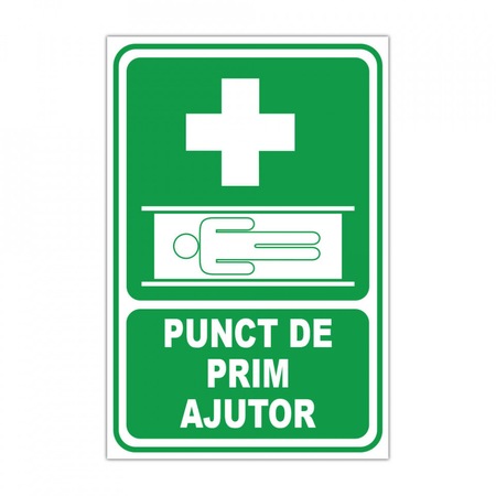 Indicator Salvare si Prim Ajutor, Punct de prim ajutor, Autocolant ...