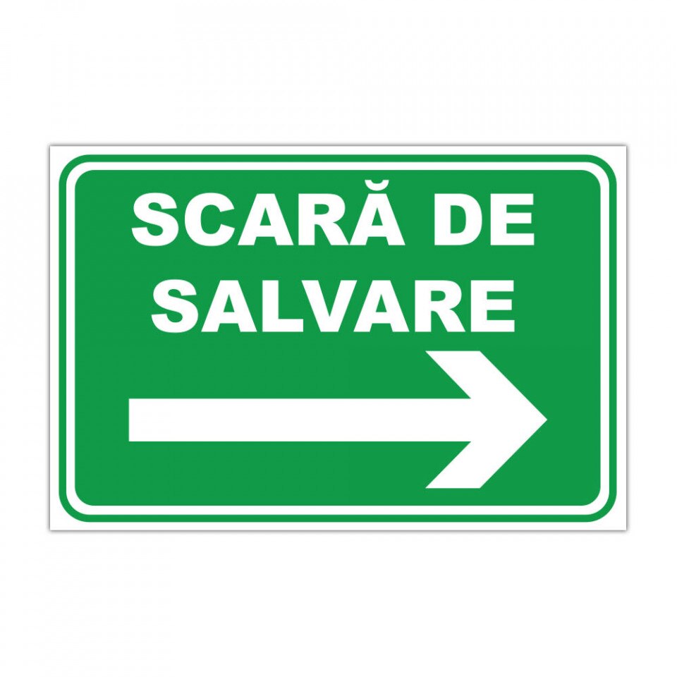 Indicator Salvare si Prim Ajutor, Stickermania, Scara de salvare ...