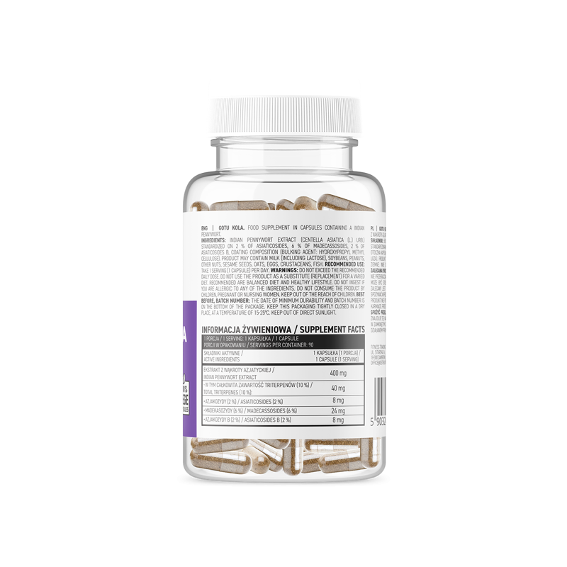 Хранителна добавка OstroVit Gotu Kola vege, 90 Капсули - eMAG.bg