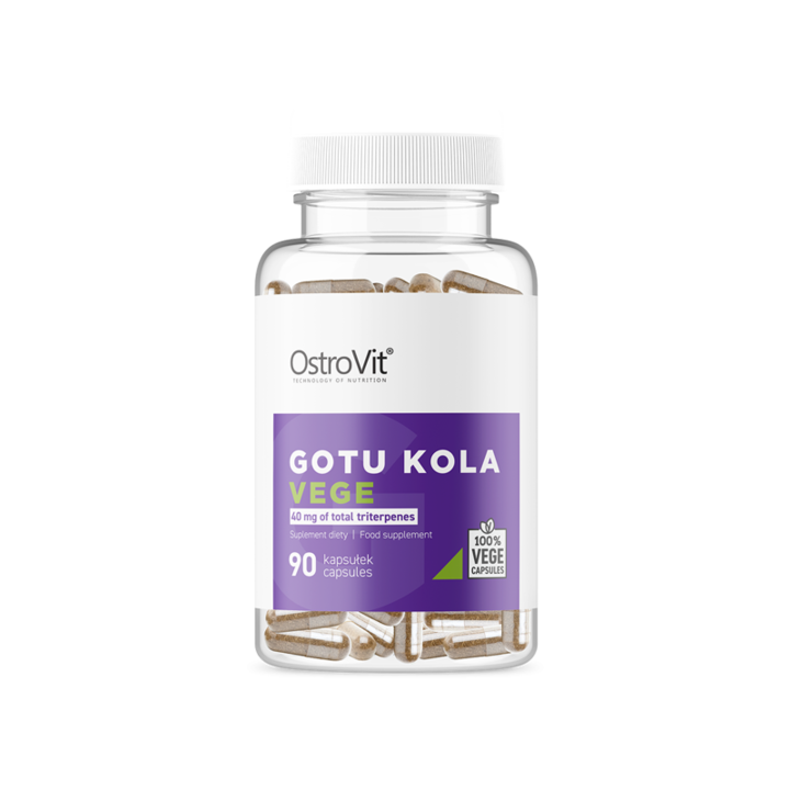 OstroVit Gotu Kola VEGE 90 Capsule (Concentrare invatat, somn linistit ...
