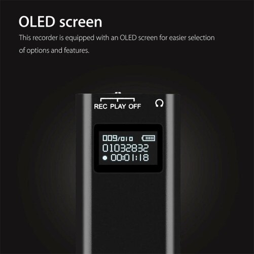 Mini Reportofon digital iUni MEP05, 8GB, Functie MP3 Player - eMAG.ro