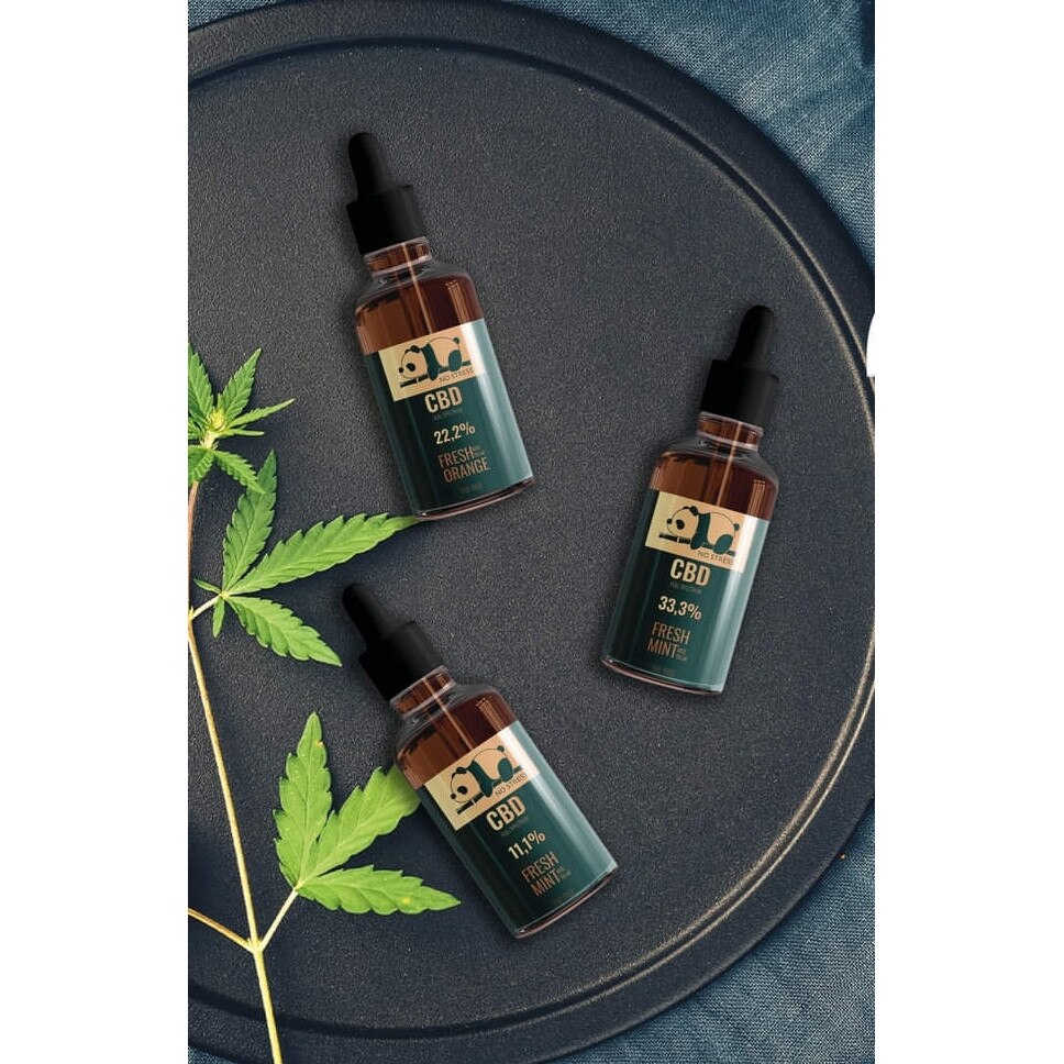 Ulei din seminte de canepa, 10 ml, cu aroma portocala, 11,1% CBD No ...