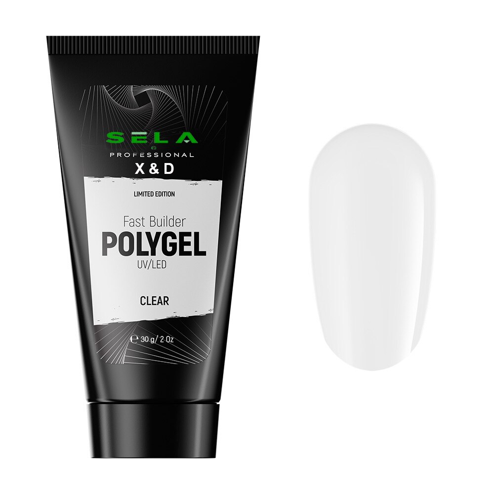 Polygel Quick Building Sela, XD Transparent Clear 01 - eMAG.ro