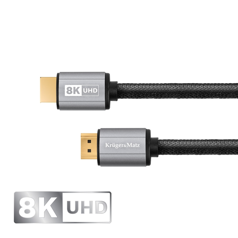 Cablu HDMI - HDMI 8K V2.1 1.8m Kruger&Matz - eMAG.ro