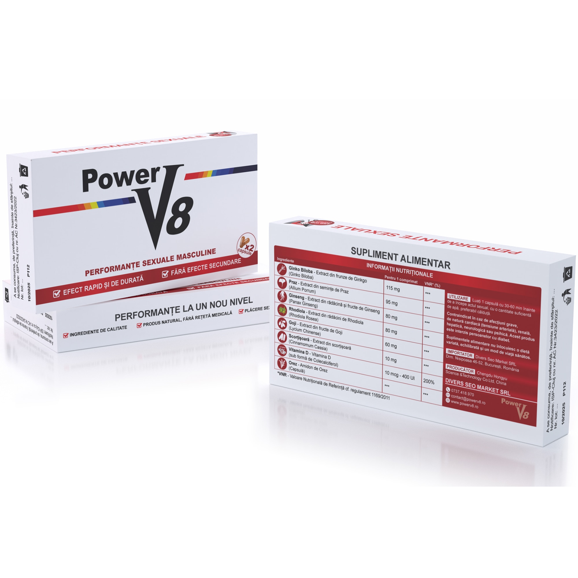 Supliment alimentar pentru Potenta Power V8, Ejaculare Precoce si ...