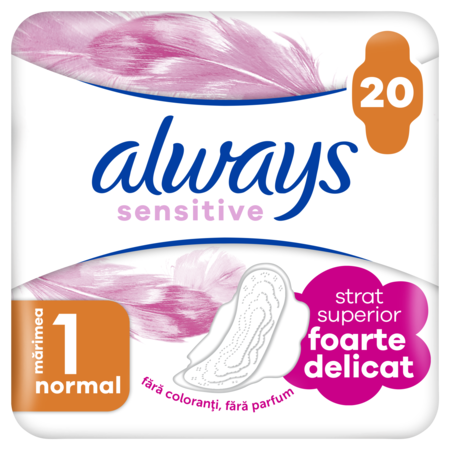 Absorbante Always Sensitive Normal, 20 buc - eMAG.ro