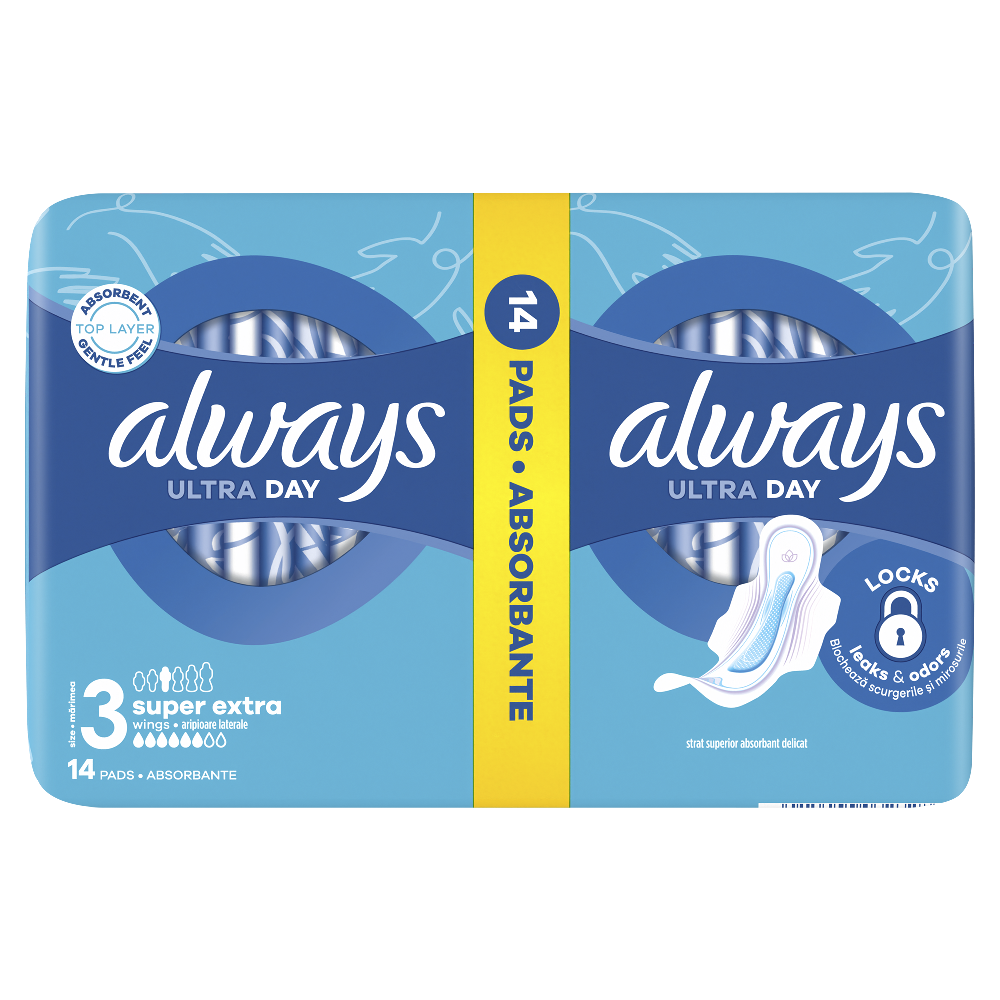 Absorbante Always Ultra Day&Night Duo Pack, 14 buc - eMAG.ro
