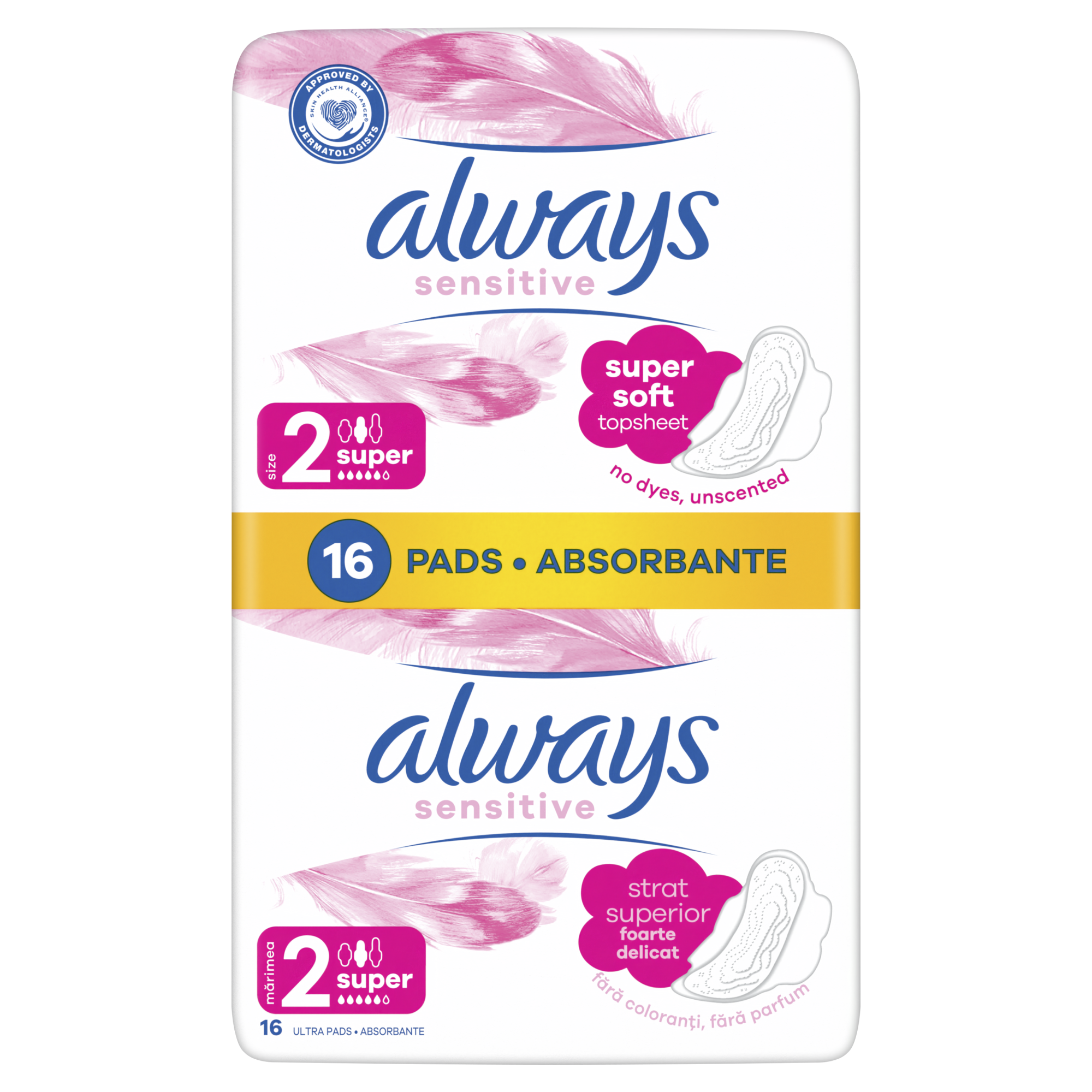 Absorbante Always Sensitive Super Duo Pack, 16 buc - eMAG.ro