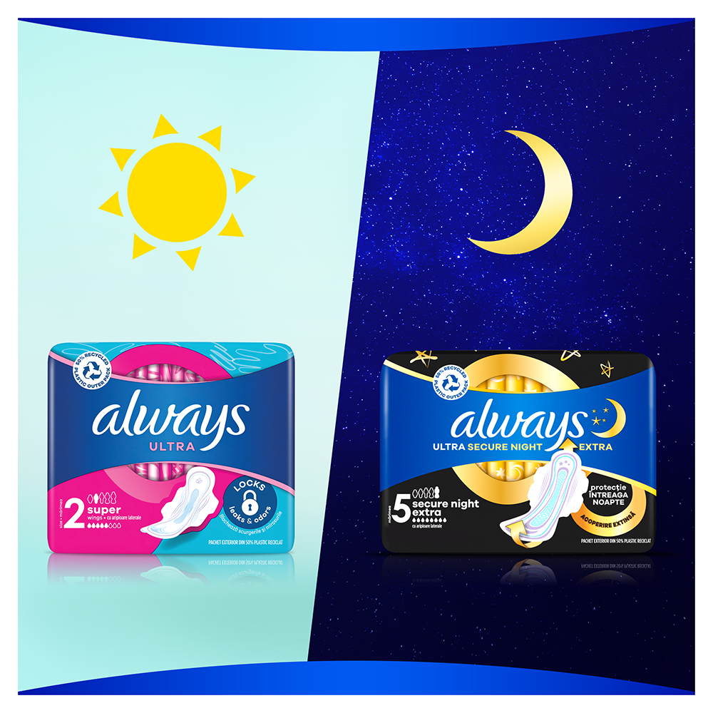 Absorbante Always Ultra Super Quattro Pack, 32 buc - eMAG.ro